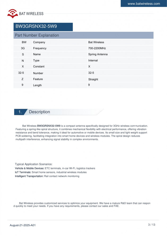 BW3GRSNX32-5W9 datasheet page 3