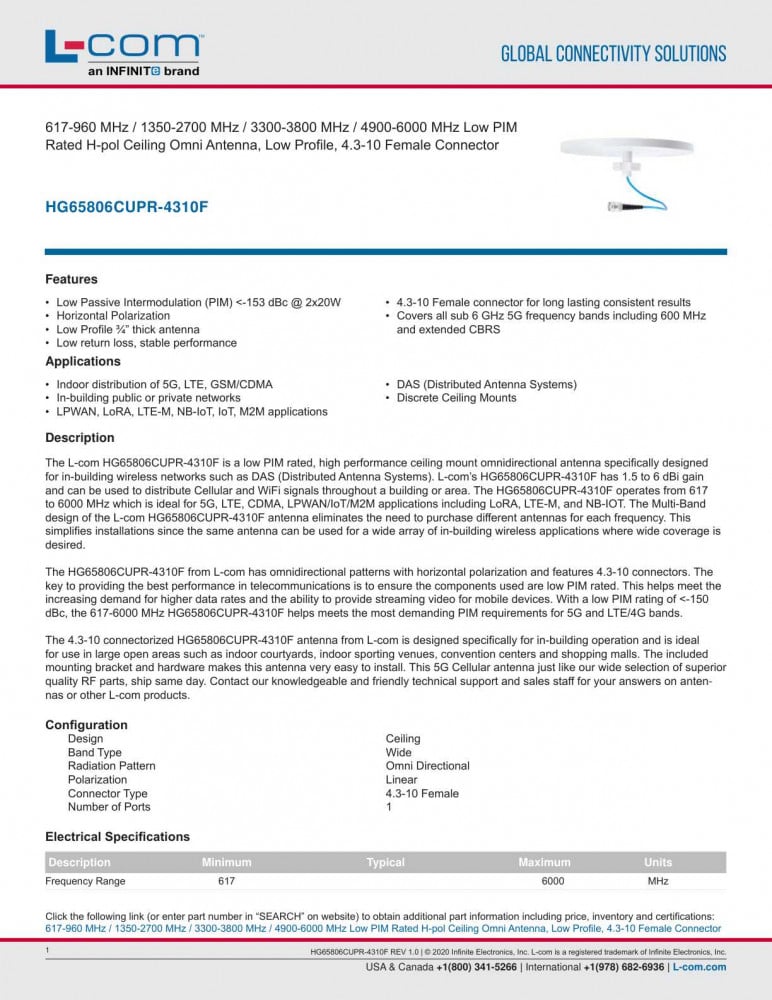 HG65806CUPR-4310F datasheet page 1