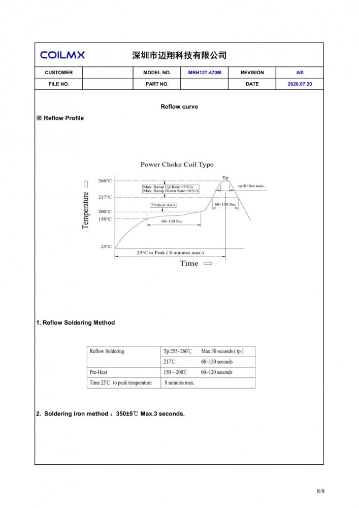 MBH127-470M approval document page 8
