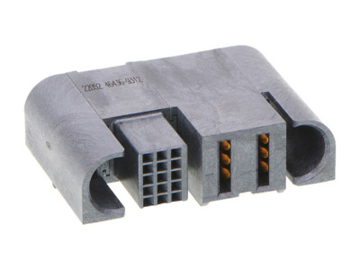 EXTreme Ten60Power Right-Angle Receptacle with Side Guides, 2 DC Power Circuits, 15 Signal Circuits, Press Fit Tail for sale