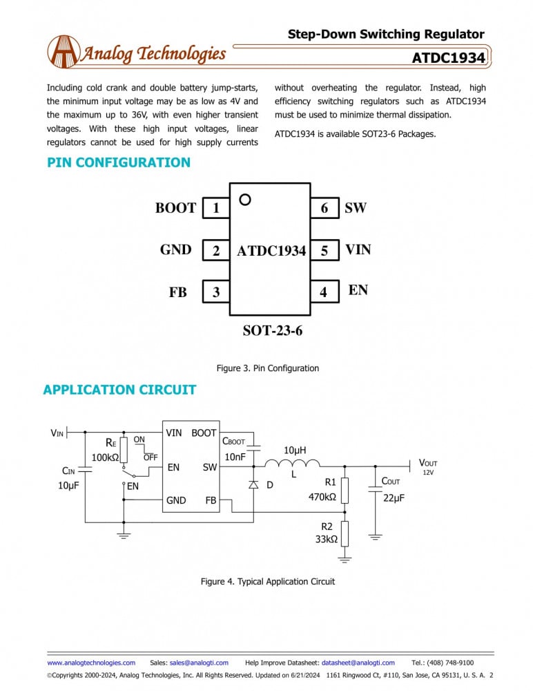 ATDC1934 datasheet page 2
