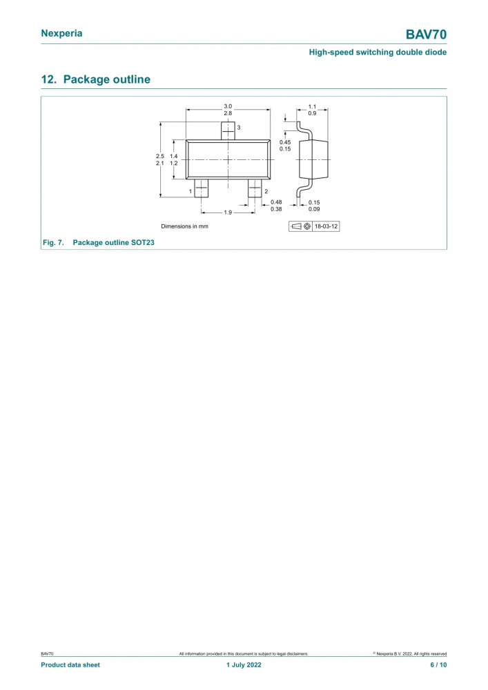 BAV70 datasheet page 6
