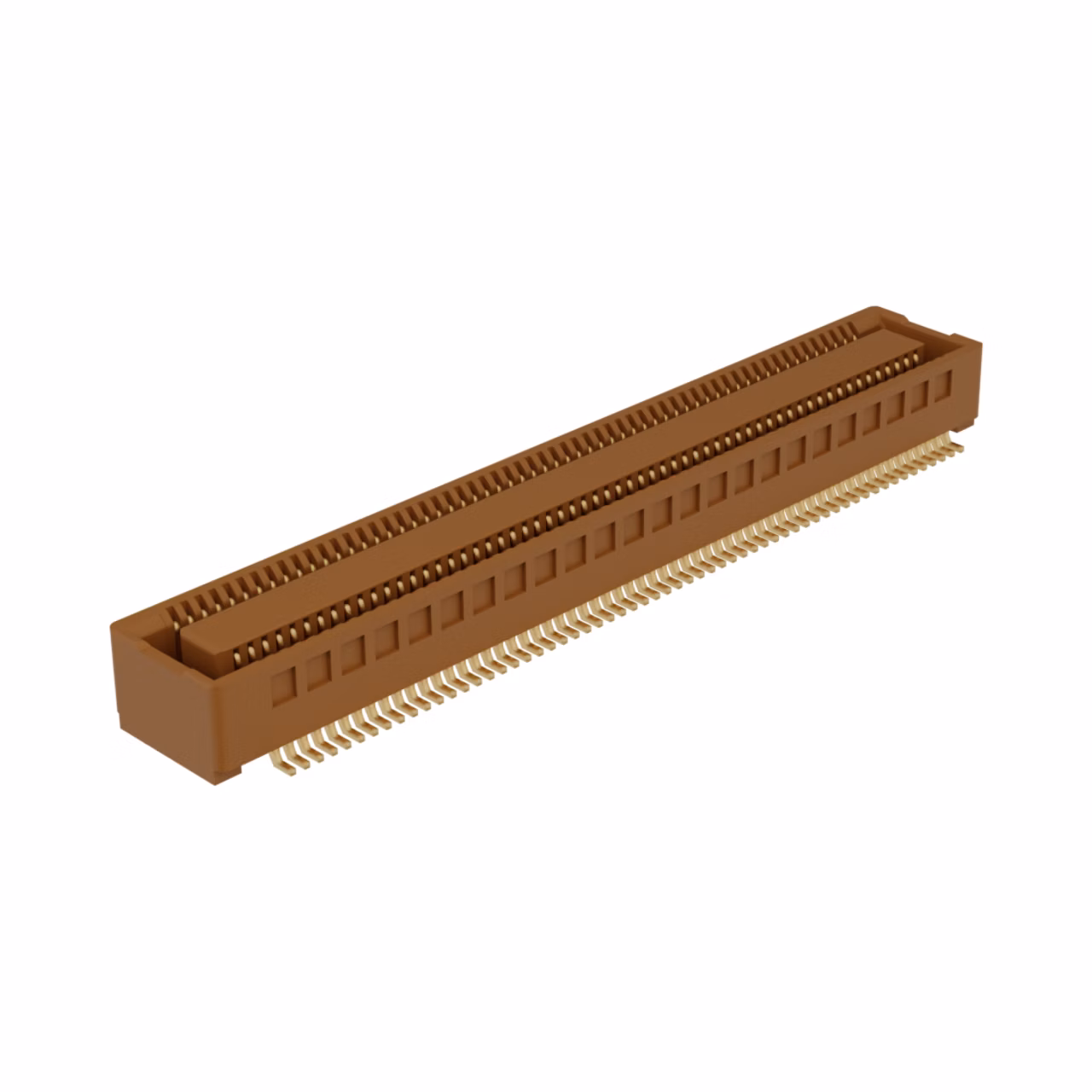 SlimStack Board-to-Board Receptacle, 0.40mm Pitch, Surface Mount, Dual Row, Vertical Stacking, 4.00mm Stacking Height, 120 Circuits for sale