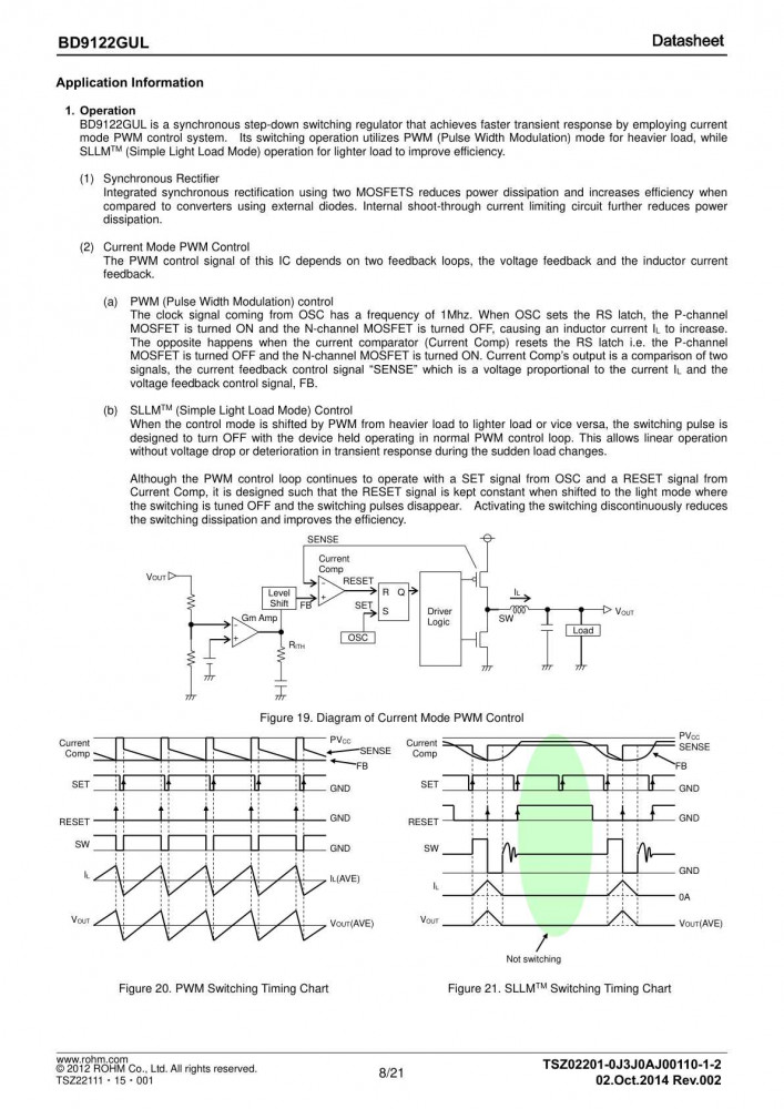 BD9122GUL-E2 datasheet page 8
