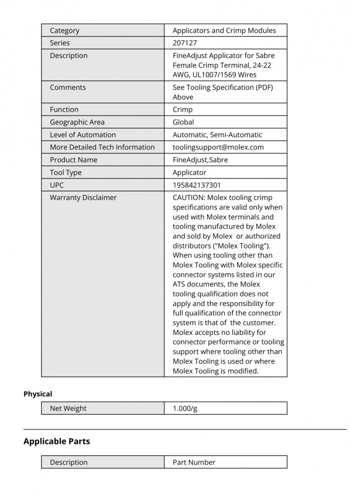 Technical document page 2 for product 2037024000