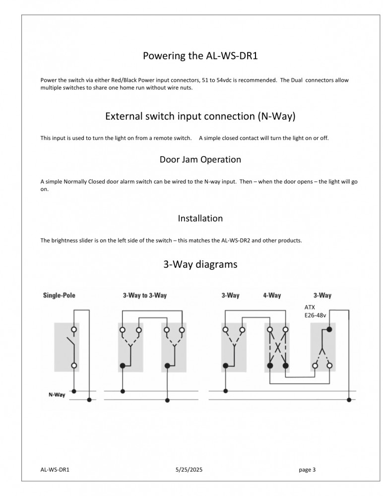 AL-WS-DR1 product documentation image 3