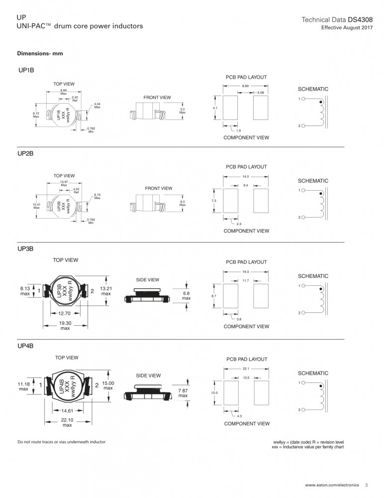 EATON UNI-PAC technical document page 3