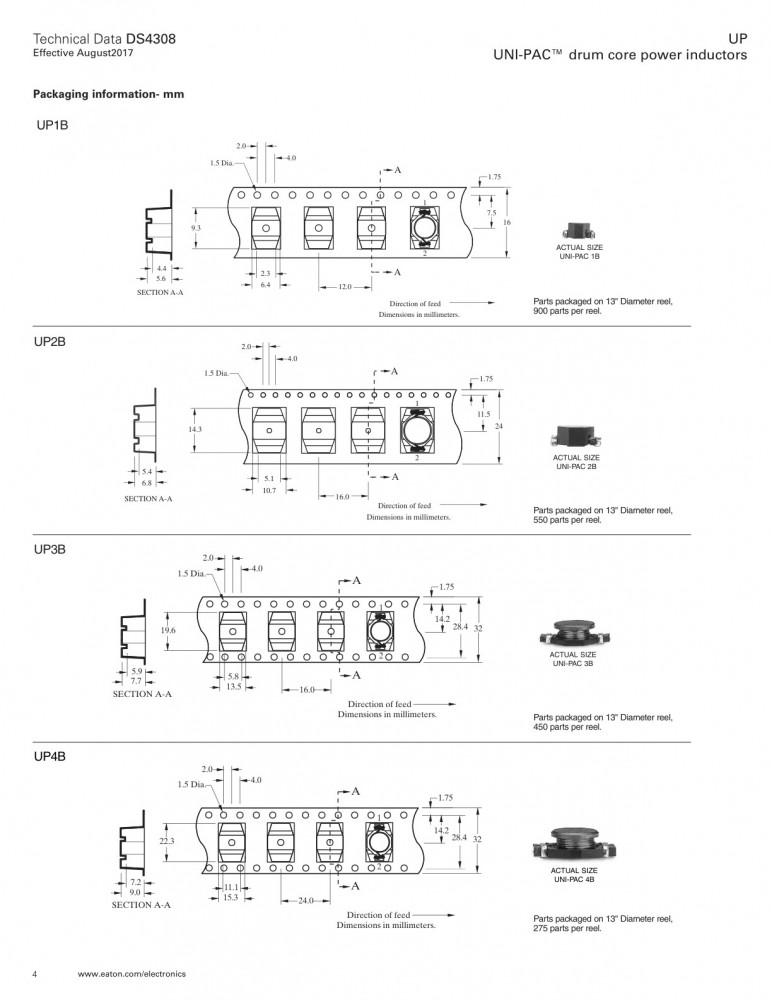 EATON UNI-PAC technical document page 4