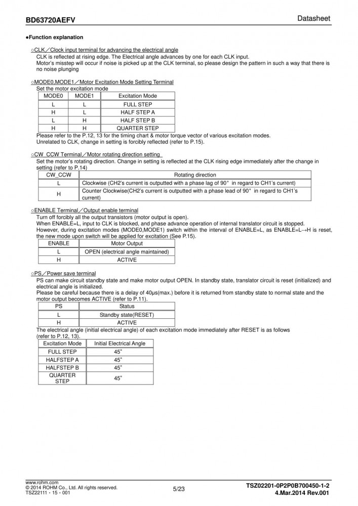 BD5451EFV-E2 technical document page 5