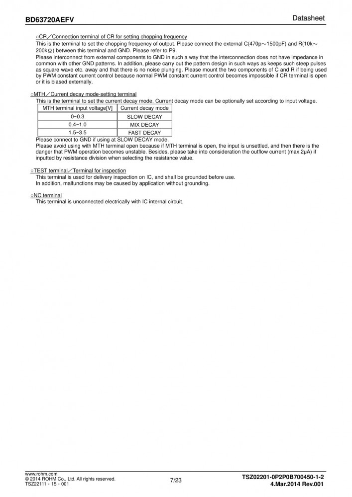 BD5451EFV-E2 technical document page 7