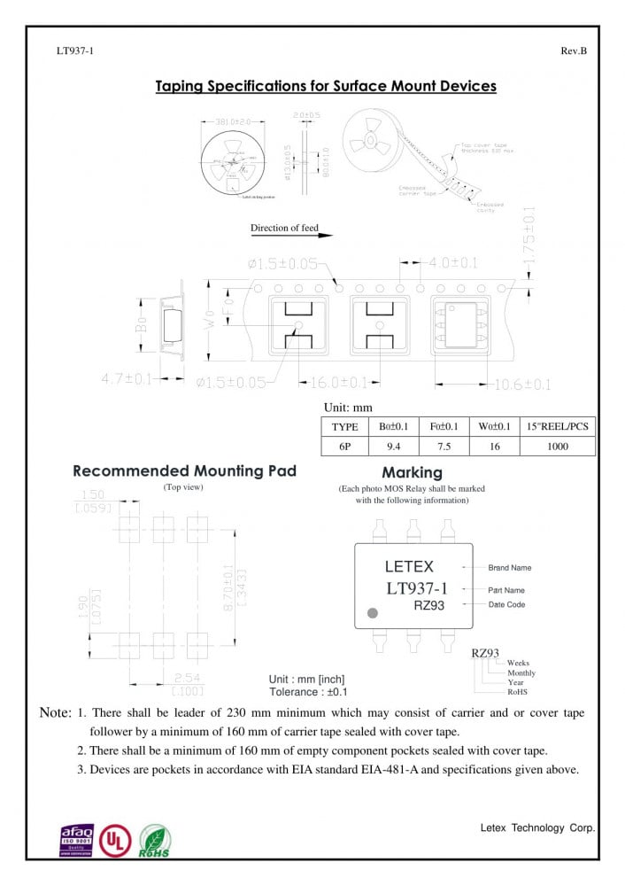 LT937-1 datasheet page 4