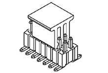 Slim-Grid Header, 10 Circuits, Surface Mount, Vertical, Unshrouded, 0.05µm Select Gold (Au) Plated, with Pick-and-Place Cap, Tube, Lead-Free for sale