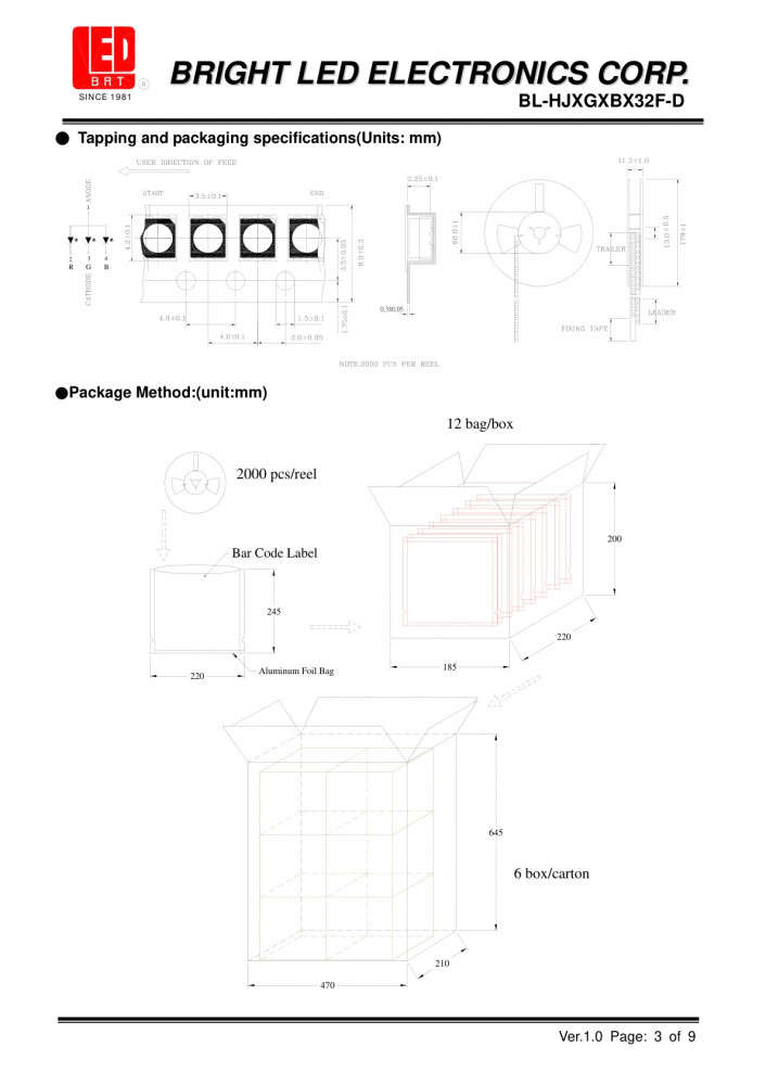 BL-HJXGXBX32F-D technical document page 3