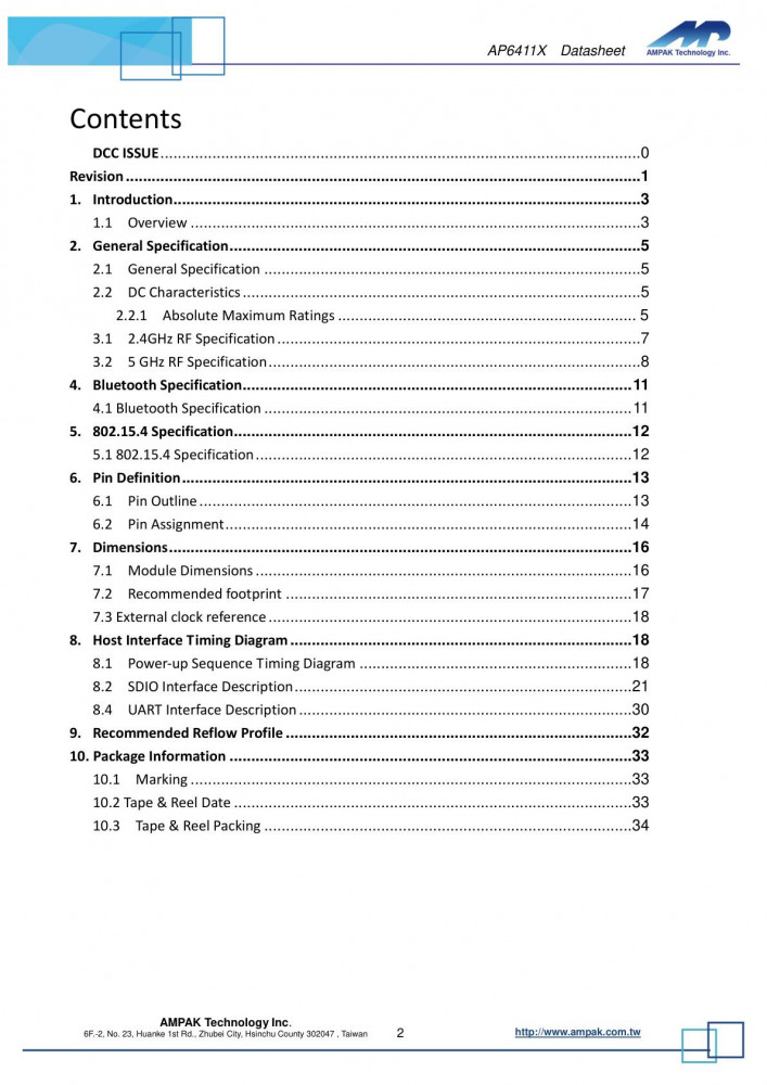 AP6411X datasheet page 4