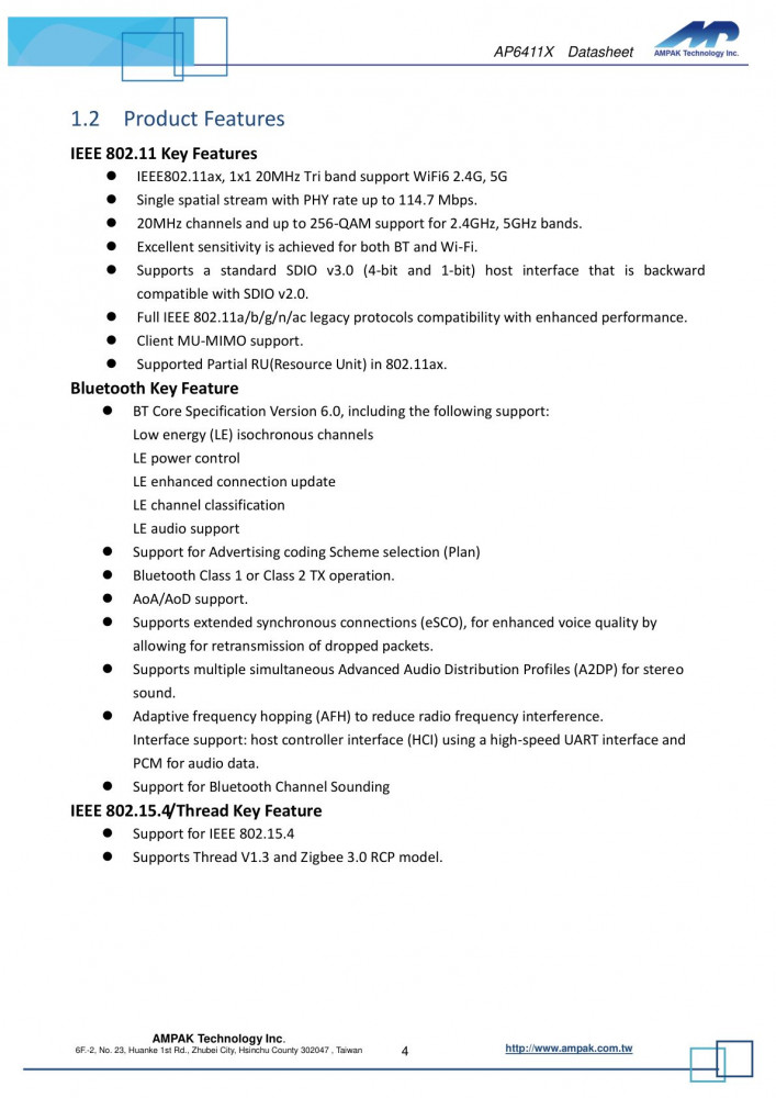 AP6411X datasheet page 6