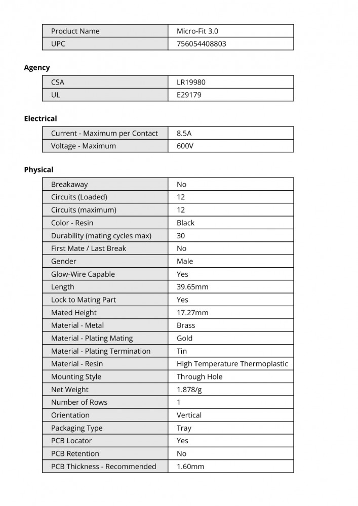 Product document preview, page 3