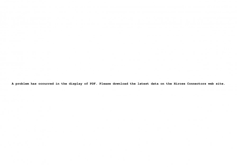 HRS DF36A-40P-SHL(52) technical drawing page