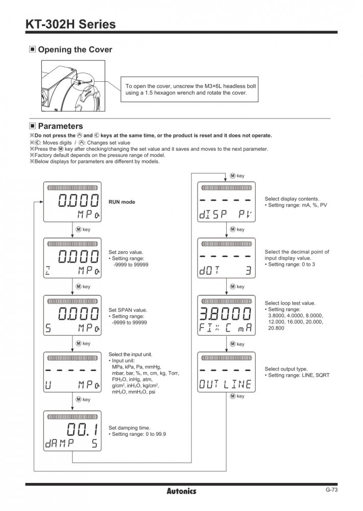 Autonics KT-302HS-0810 technical document page 3