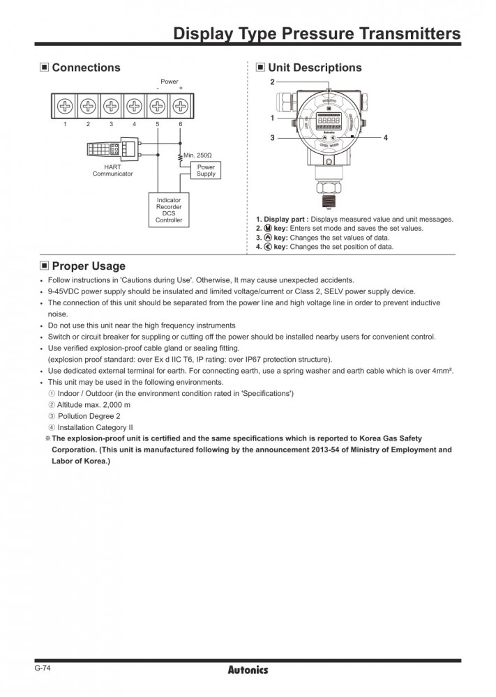 Autonics KT-302HS-0810 technical document page 4