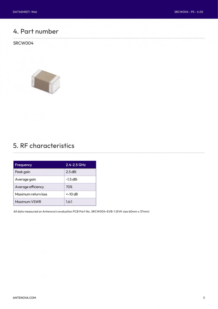 Weii SRCW004 datasheet page 3