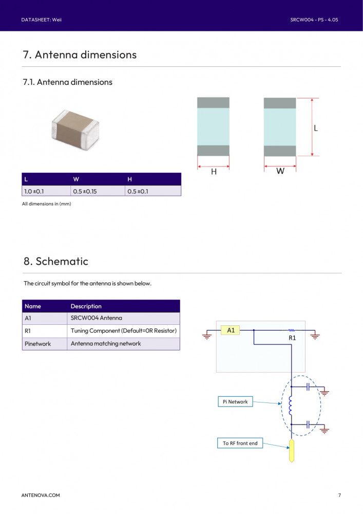 Weii SRCW004 datasheet page 7