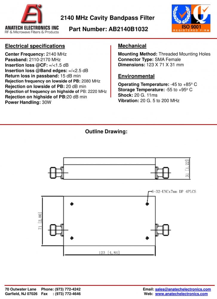 AB2140B1032 technical document page 1