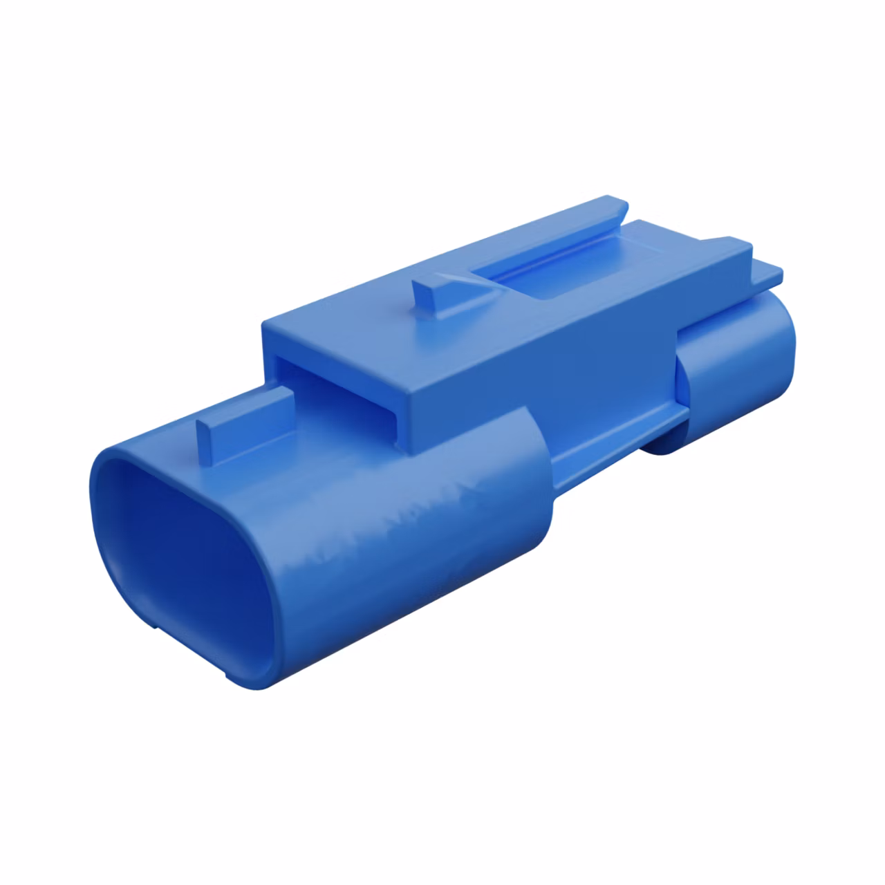 Squba Sealed Plug Assembly with Clipslot, 1.80mm Pitch, Single Row, 4 Circuits, Blue for sale