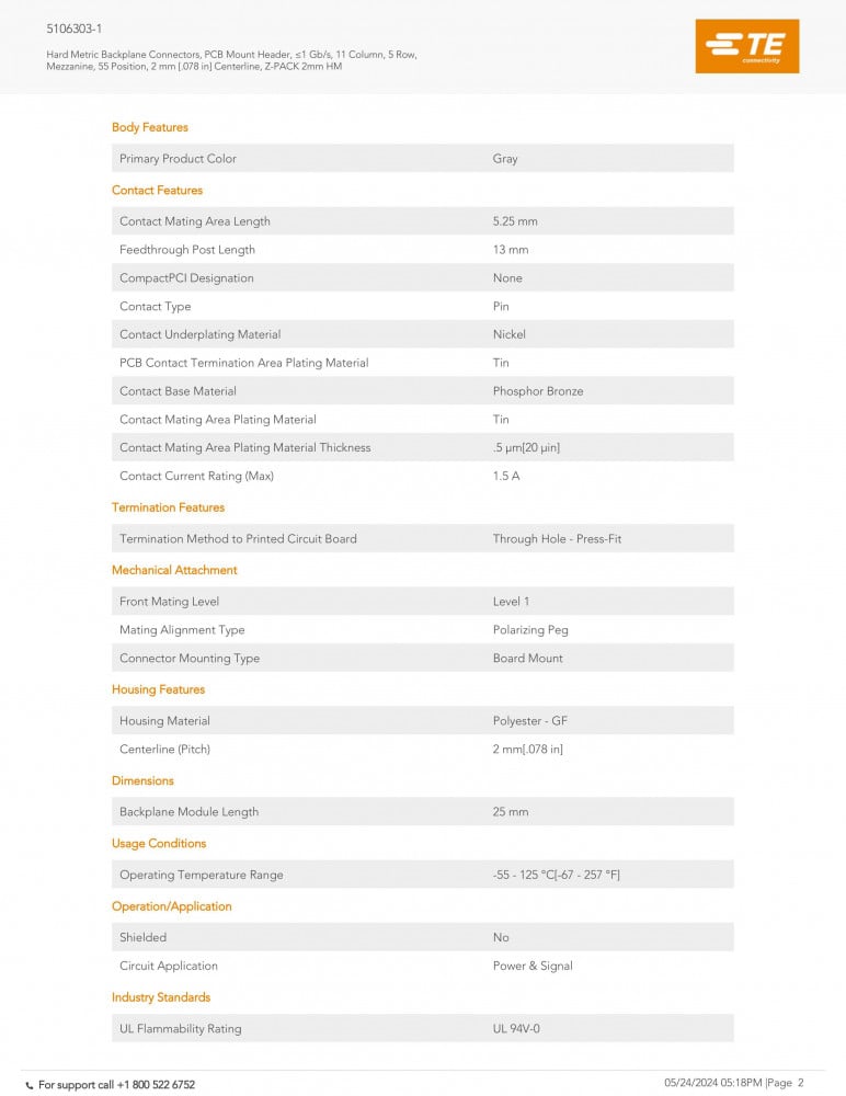 5106303-1 technical document page 2