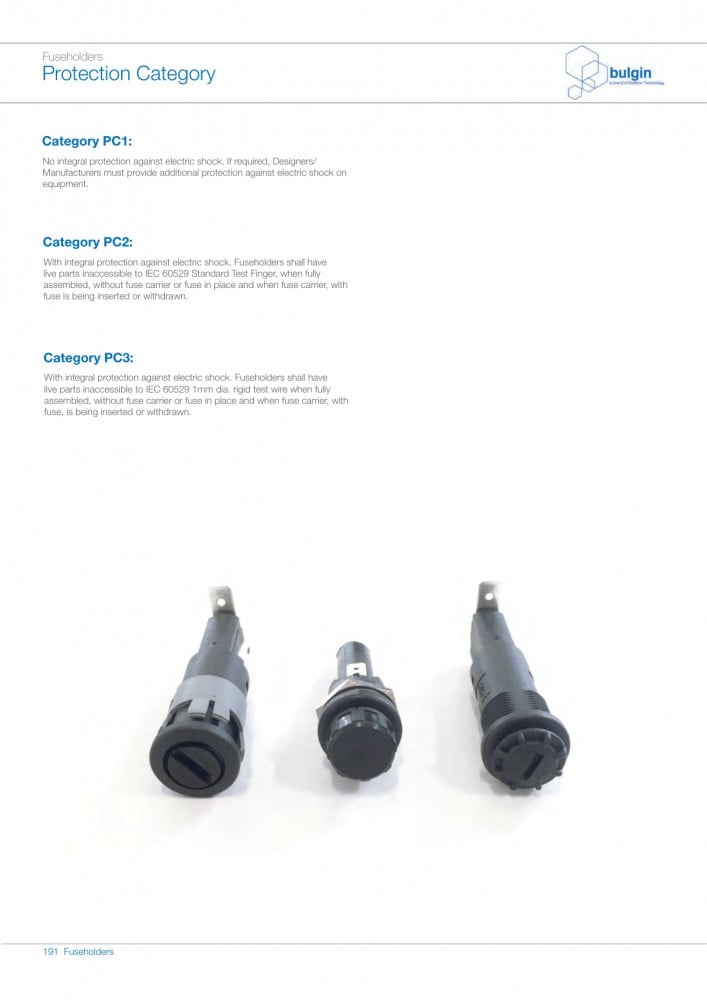Bulgin fuseholder document page 2