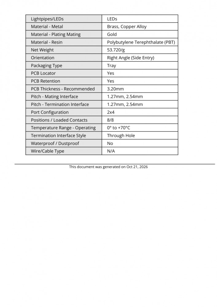 Technical document image 3 for MOLEX 857351006