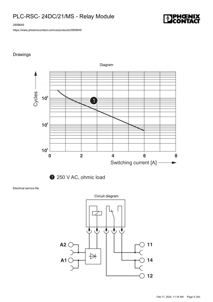 Phoenix Contact 2909649 technical document page 5