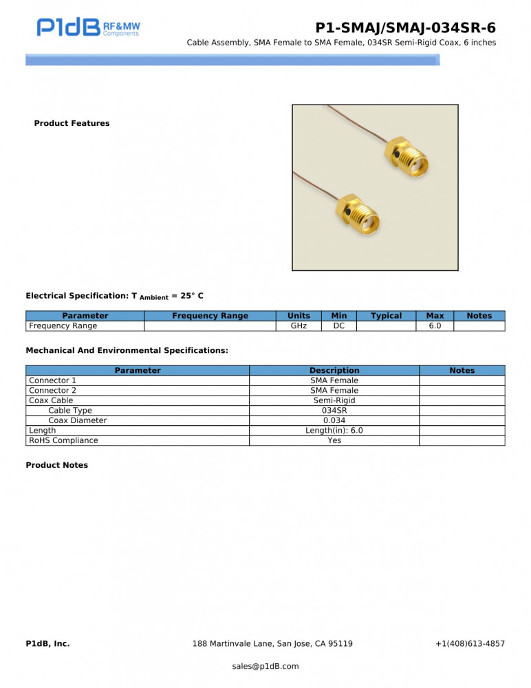 P1-SMAJ/SMAJ-034SR-6 product document preview