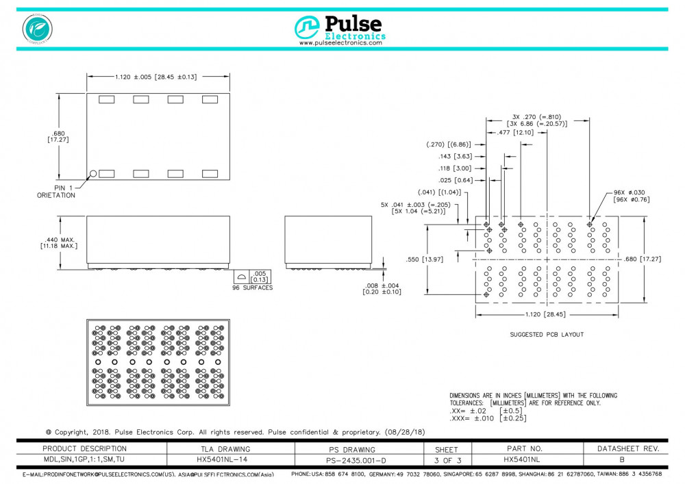 HX5401NLT technical document page 3