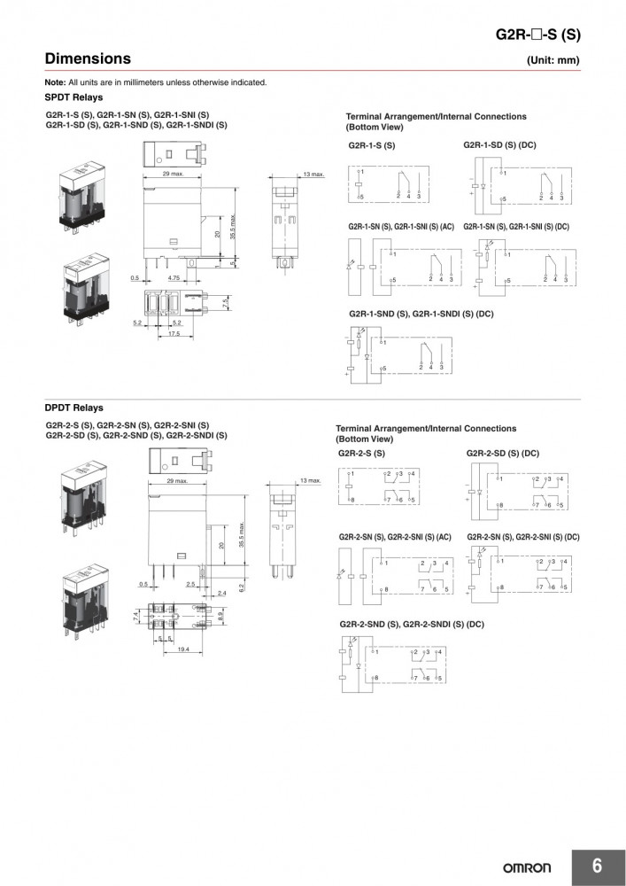 G2R-2-S DC24(S) technical document, page 6
