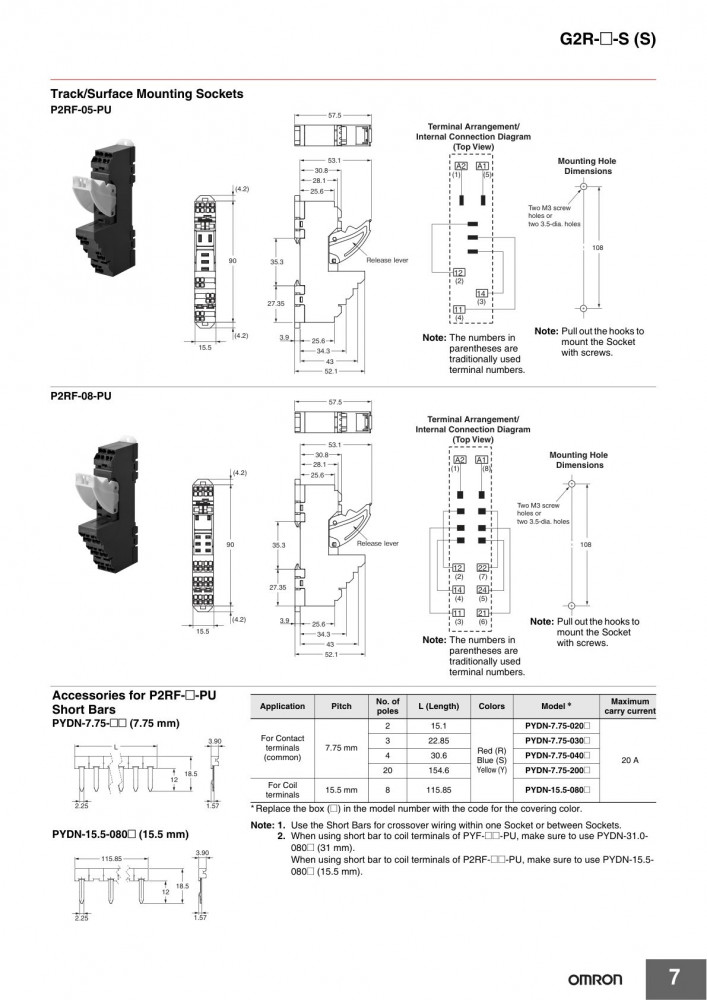 G2R-2-S DC24(S) technical document, page 7