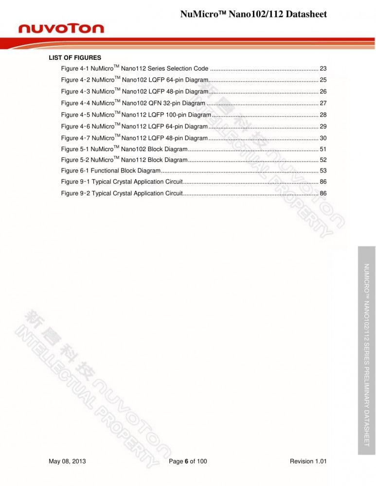 NANO112 datasheet page 6