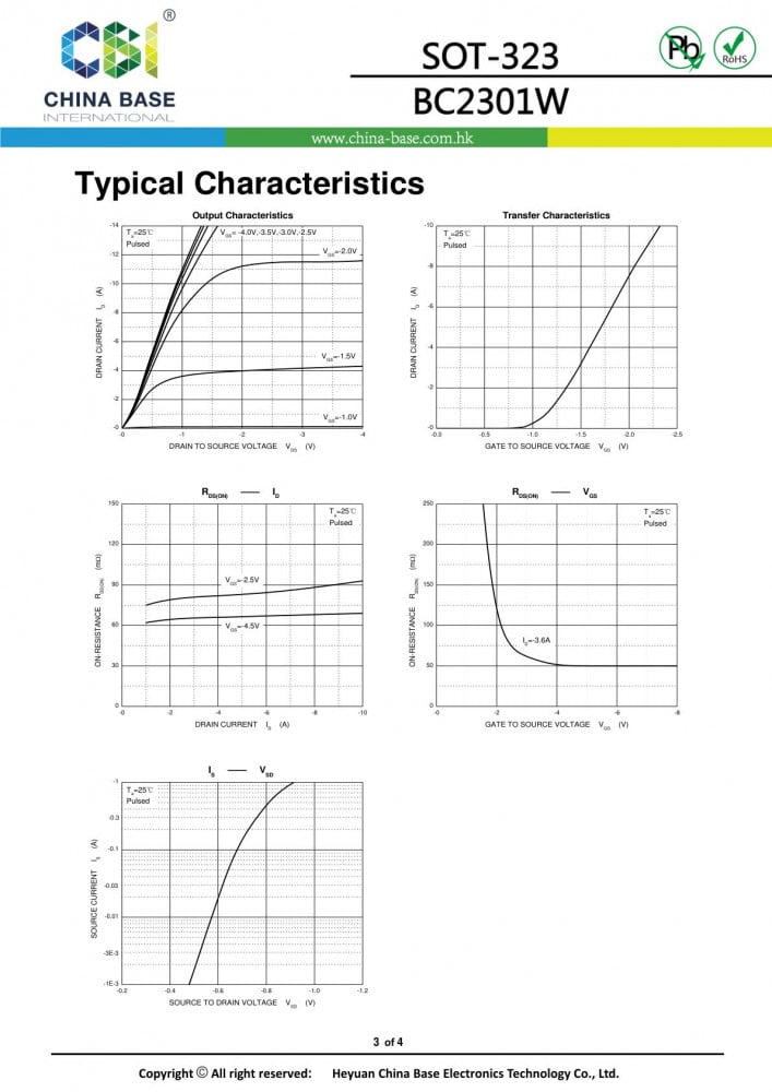 BC2301W datasheet page 3