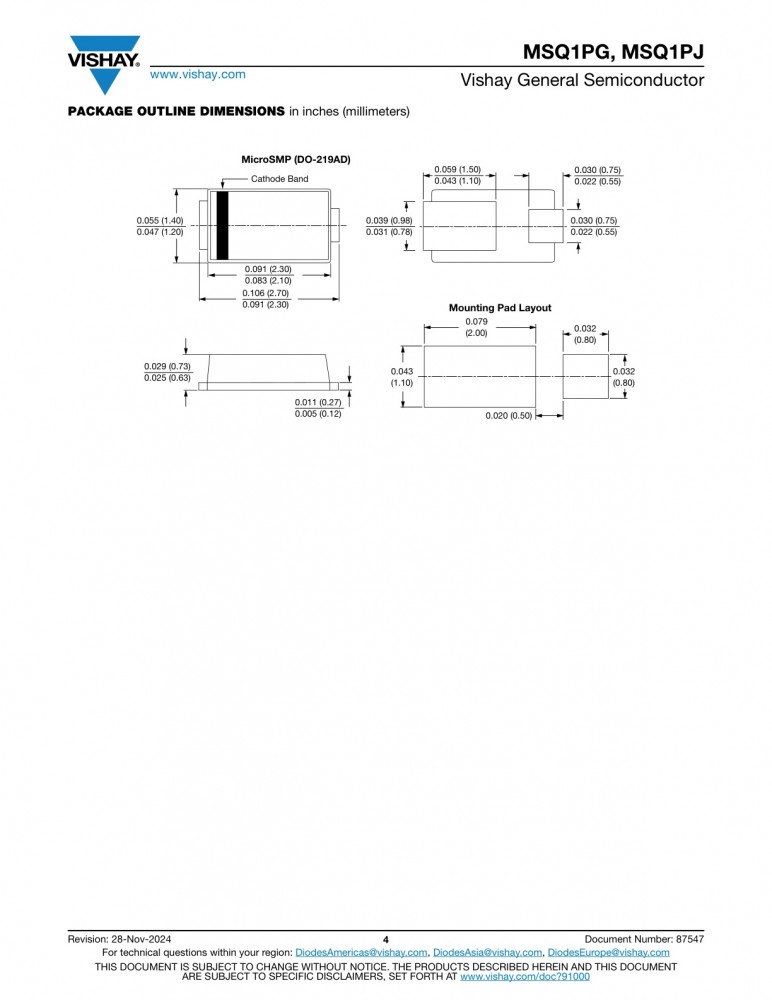 MSQ1P datasheet page 4