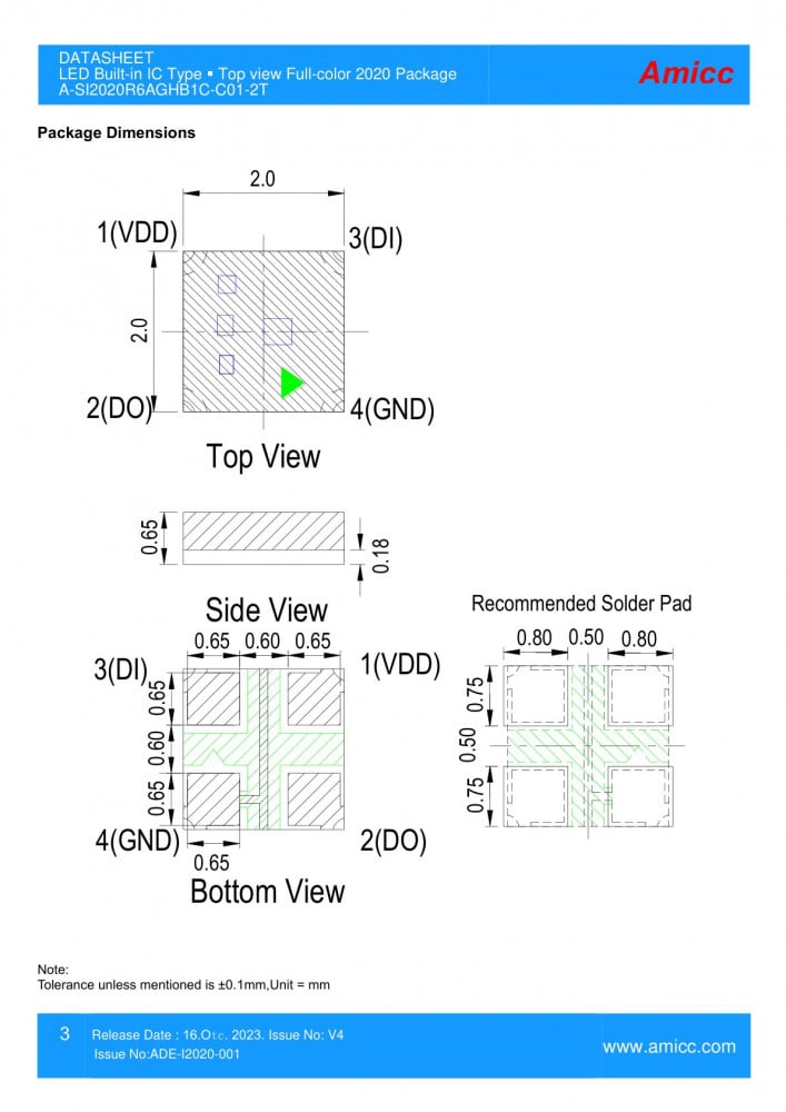 A-SI2020R6AGHB1C-C01-2T datasheet page 3