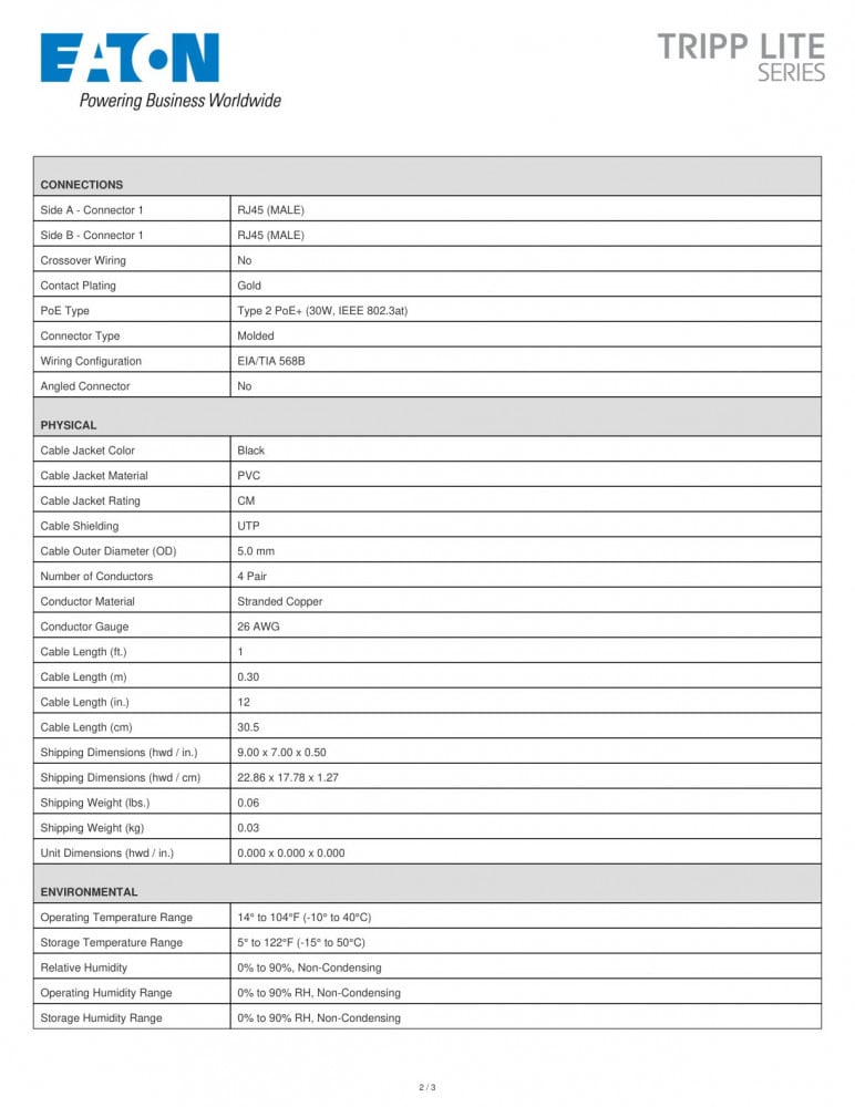 N002-001-BK technical document page 2