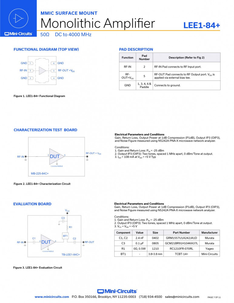 LEE1-84+ technical document page 7