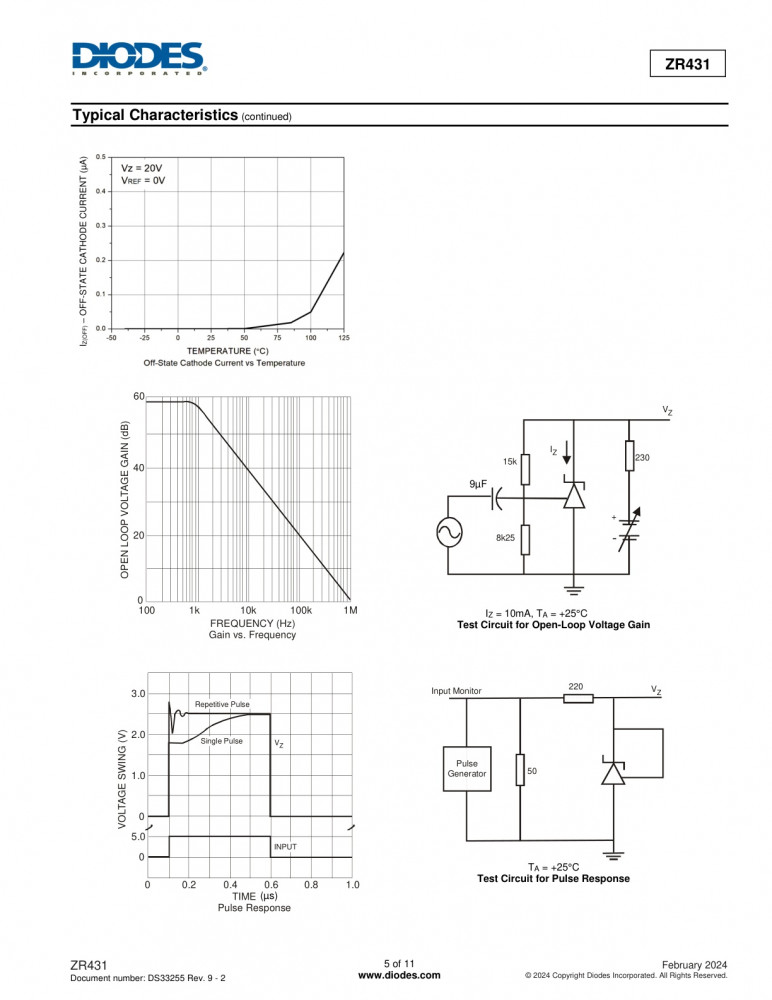 ZR431FTA datasheet page 5