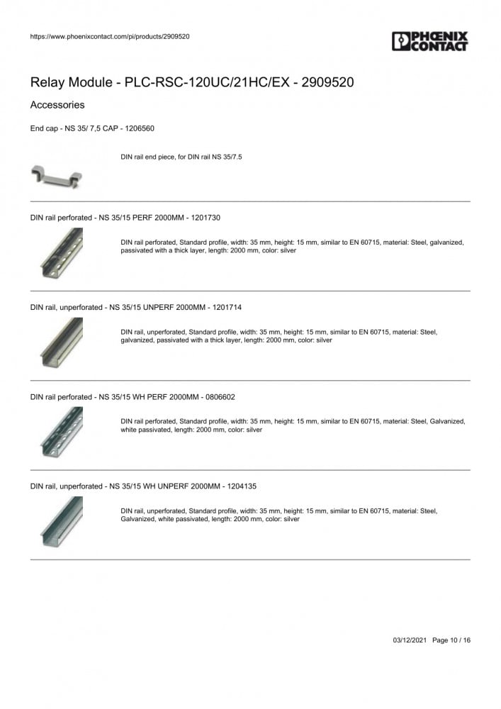 Phoenix Contact 2909520 datasheet page 10
