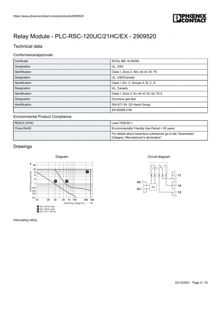 Phoenix Contact 2909520 datasheet page 4
