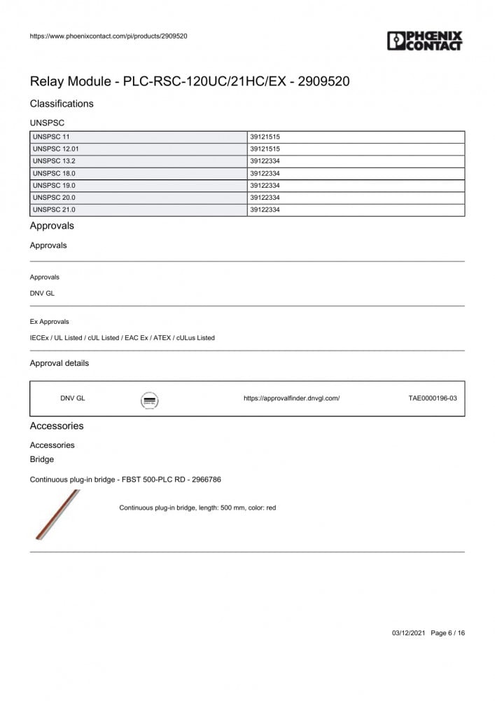 Phoenix Contact 2909520 datasheet page 6