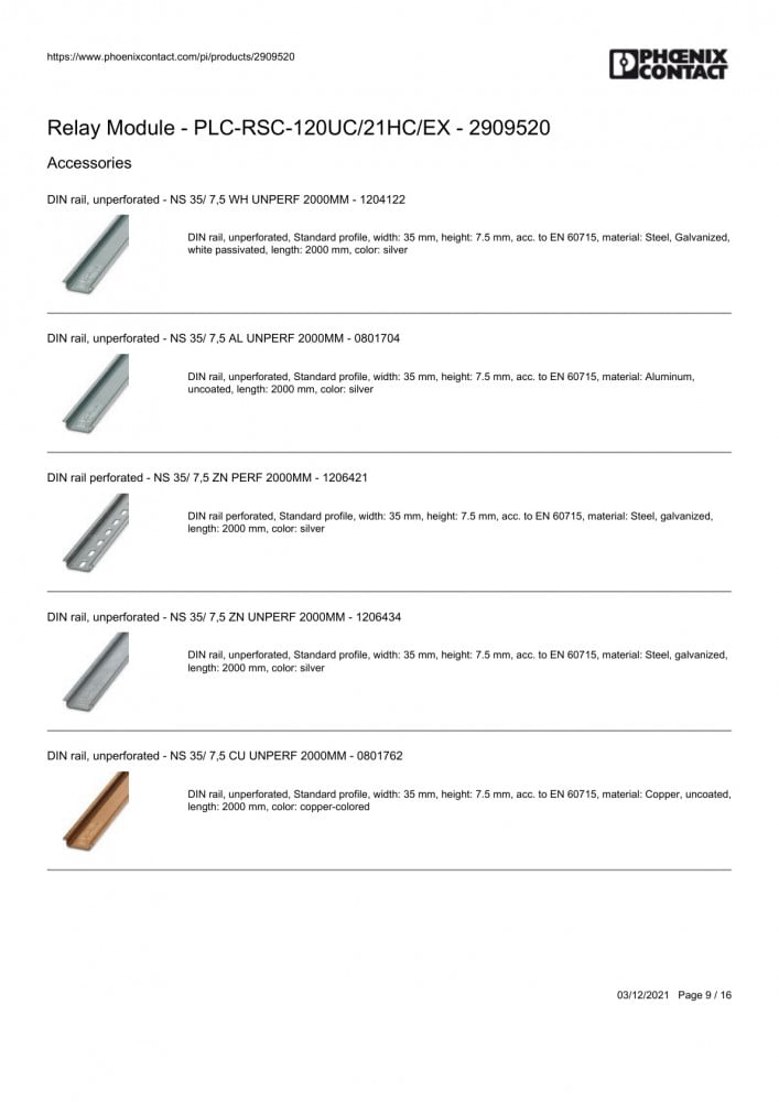 Phoenix Contact 2909520 datasheet page 9