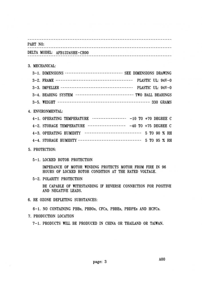 AFB1224SHE-CR00 specification page 3