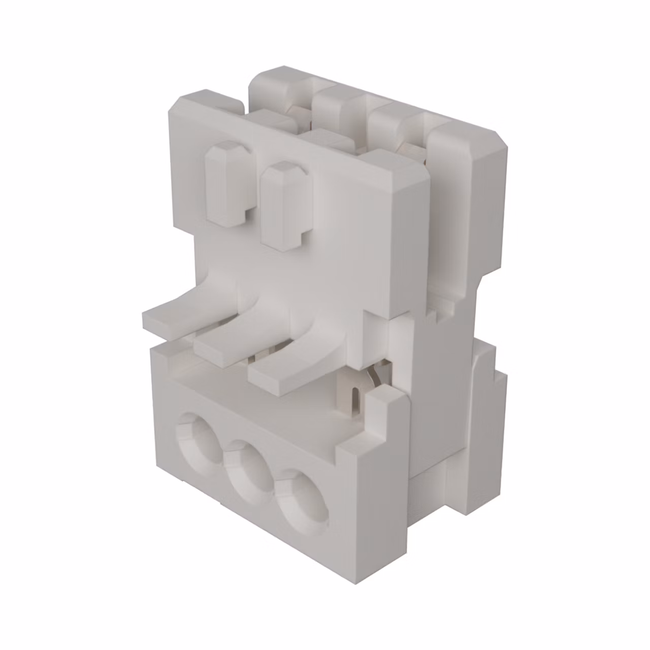 Appli-Mate RAST 2.5 Female Connector, 5.00mm Pitch, 2 Circuits, Position A and D Removed, Open Endwalls, with Blue Stripe for sale