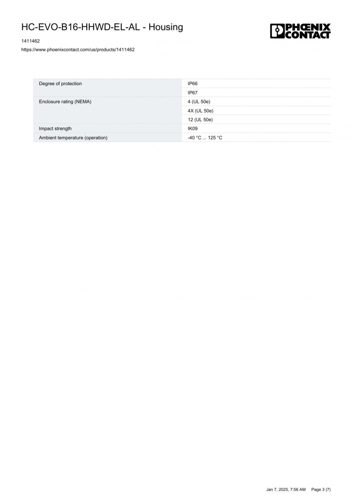 Phoenix Contact 1411462 product documentation page 3