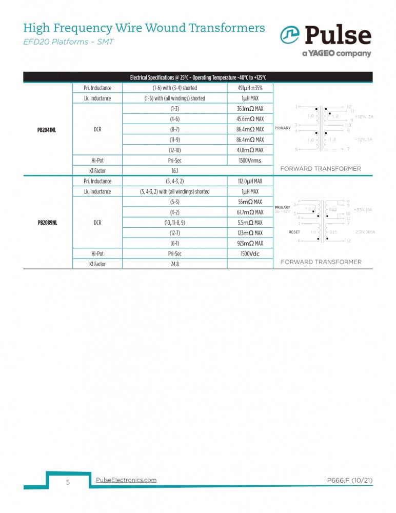 PA1736NLT technical document page 5
